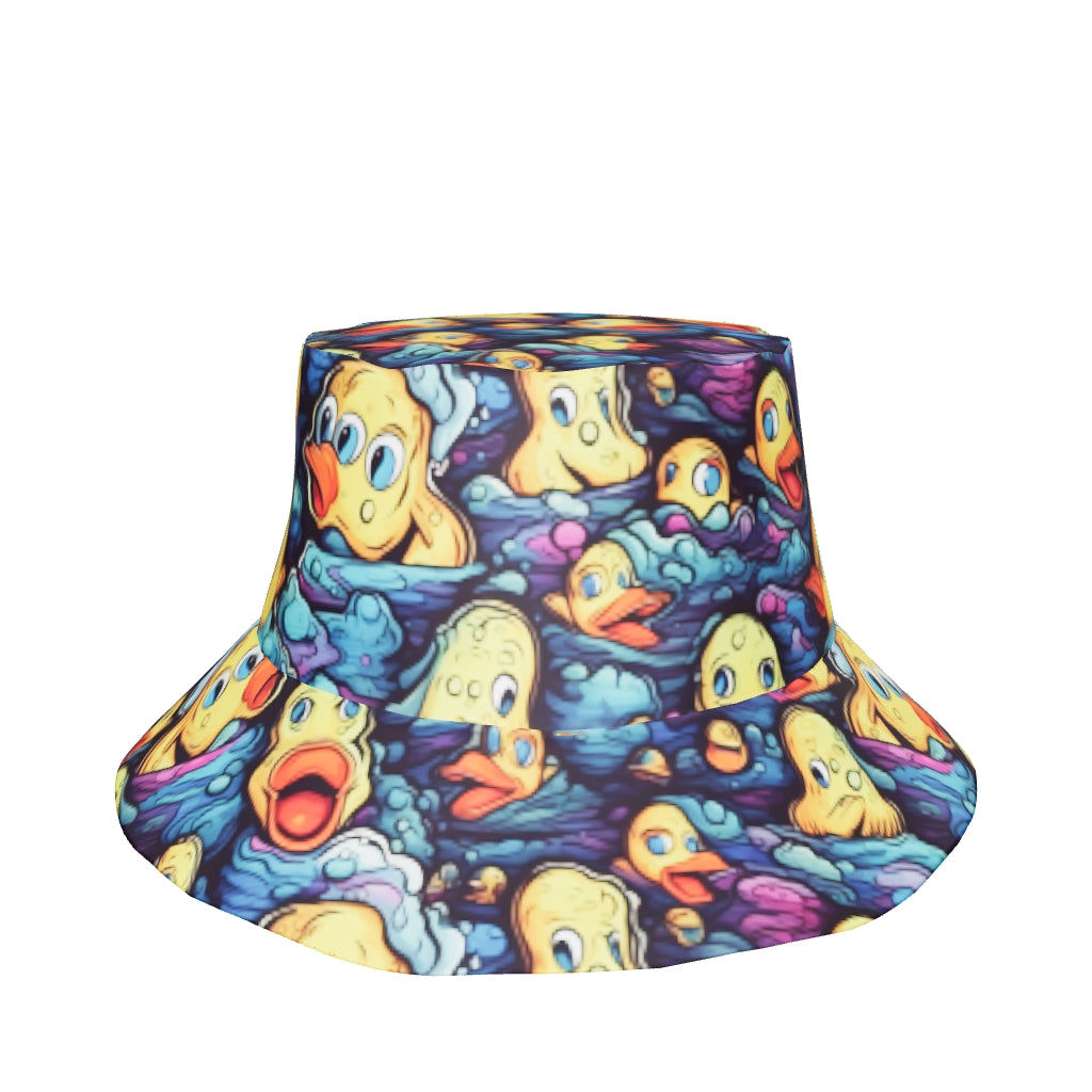 Trippy Rubber Ducky Reversible bucket hat – T&A Threads